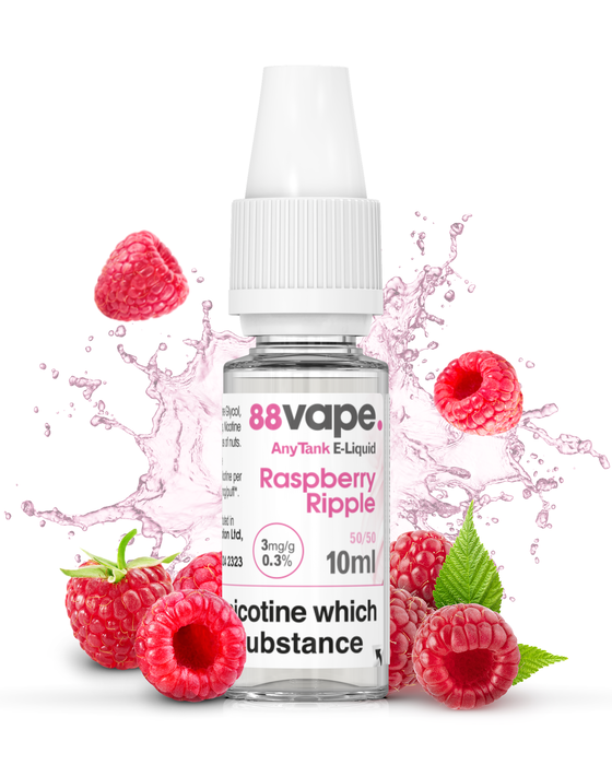 Raspberry Ripple Eliquid Just £1 | 88Vape