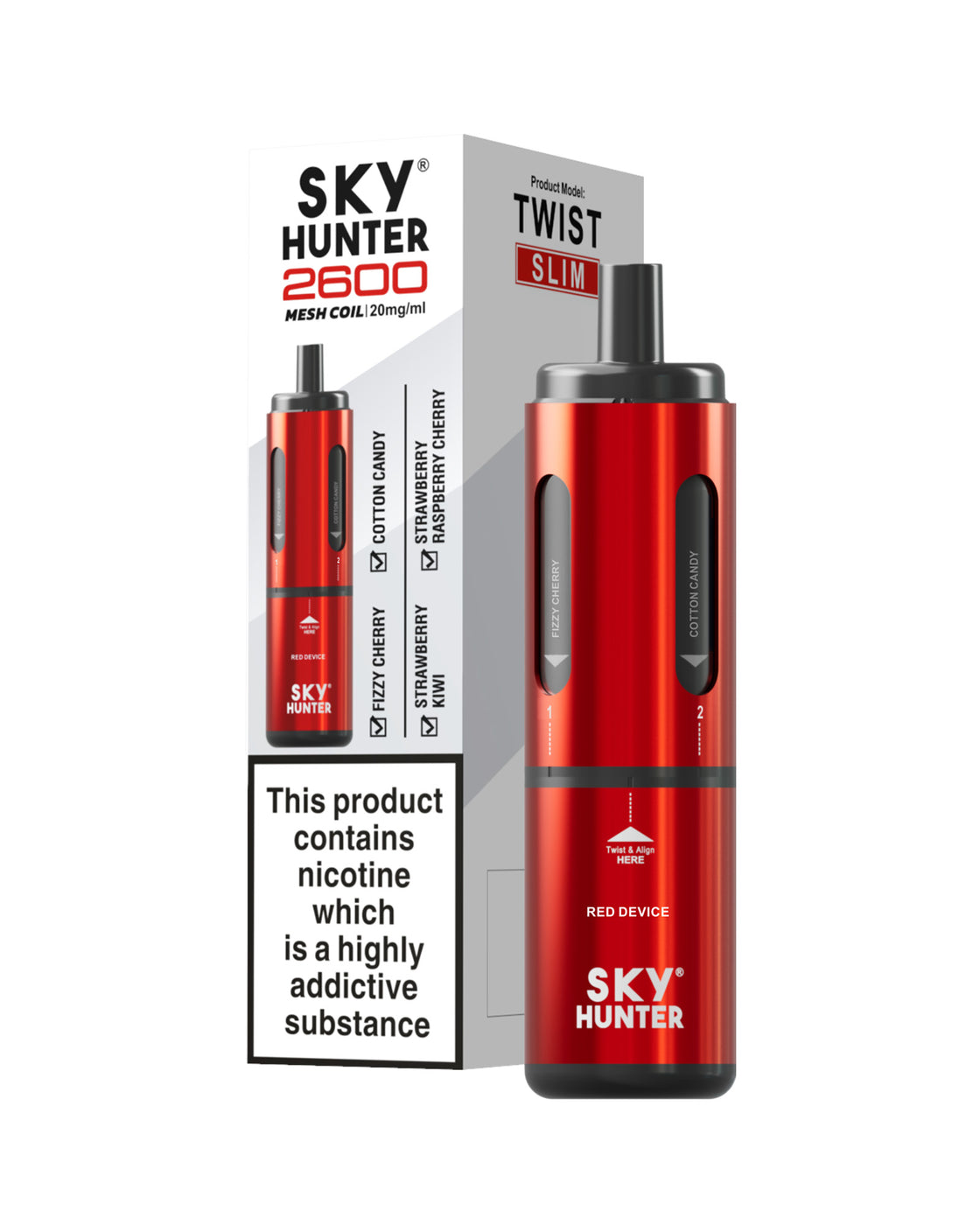 Buy Sky Hunter Vape Pod Kit Online | 2600 Big Puff Vape — 88Vape