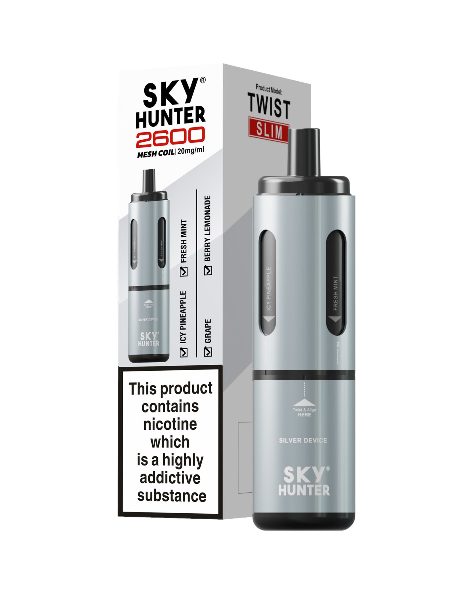 Buy Sky Hunter Vape Pod Kit £6.99 + £2 Refill Packs — 88Vape