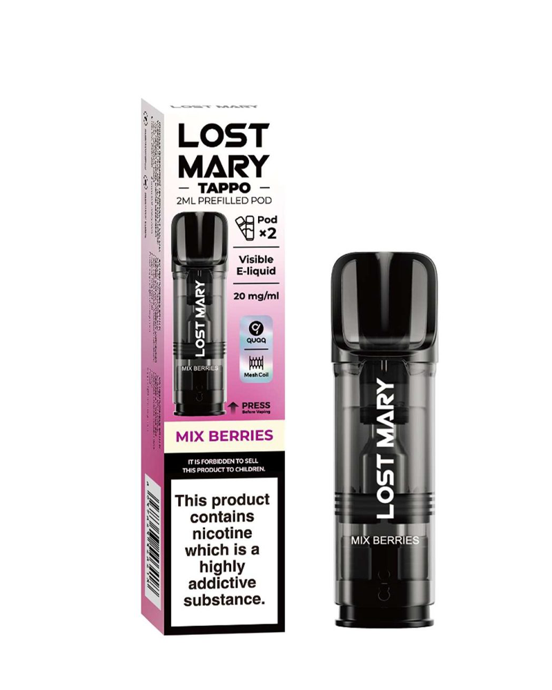 Mix Berries Lost Mary Tappo Pods — 88Vape