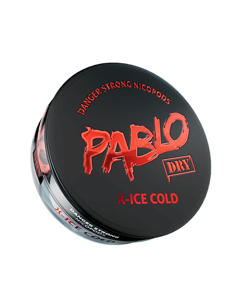 Pablo Dry X-Ice Cold Nic Pouches — 88Vape