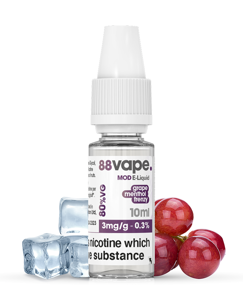 Grape Menthol 3mg 80VG Vape Juice | 88Vape